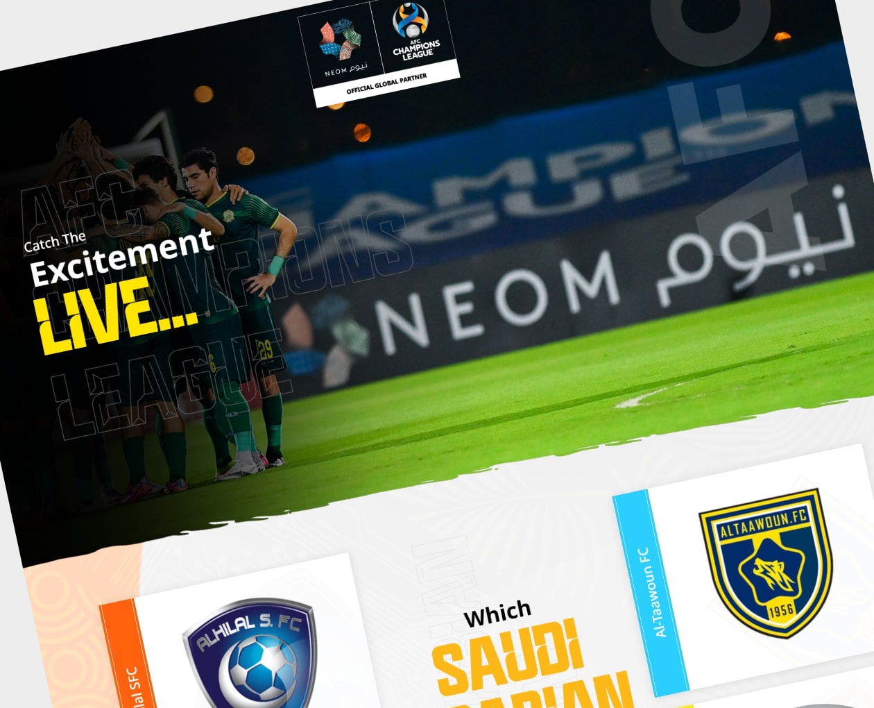 Neom AFC Champions League Case Study | Royex Technologies