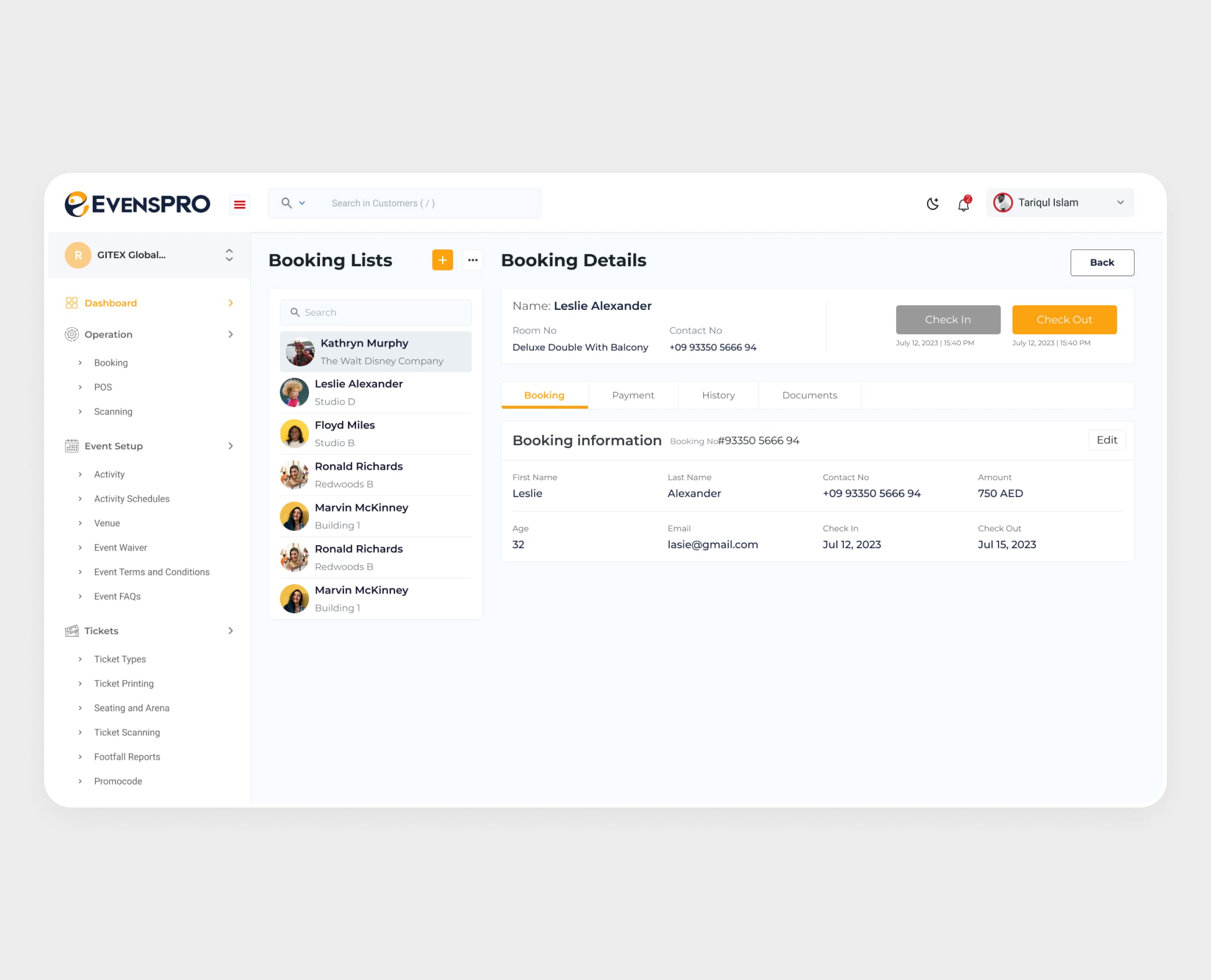 EvensPro - Event Management System Dubai