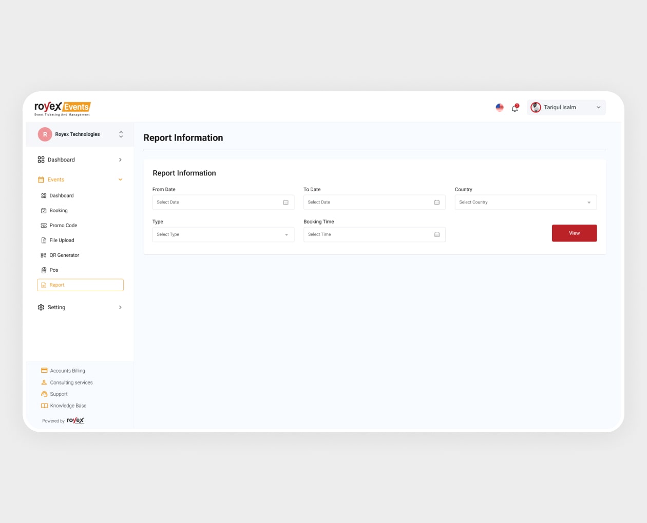 Event Ticketing System in Dubai, UAE| Royex